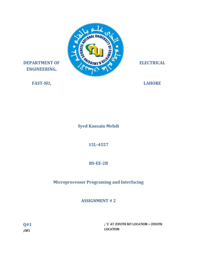 Mpi Assignment 2 | PDF | Digital Electronics | Integrated Circuit