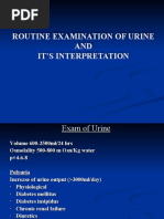 Normal Urine Routine Examination Report | PDF | Urine | Kidney