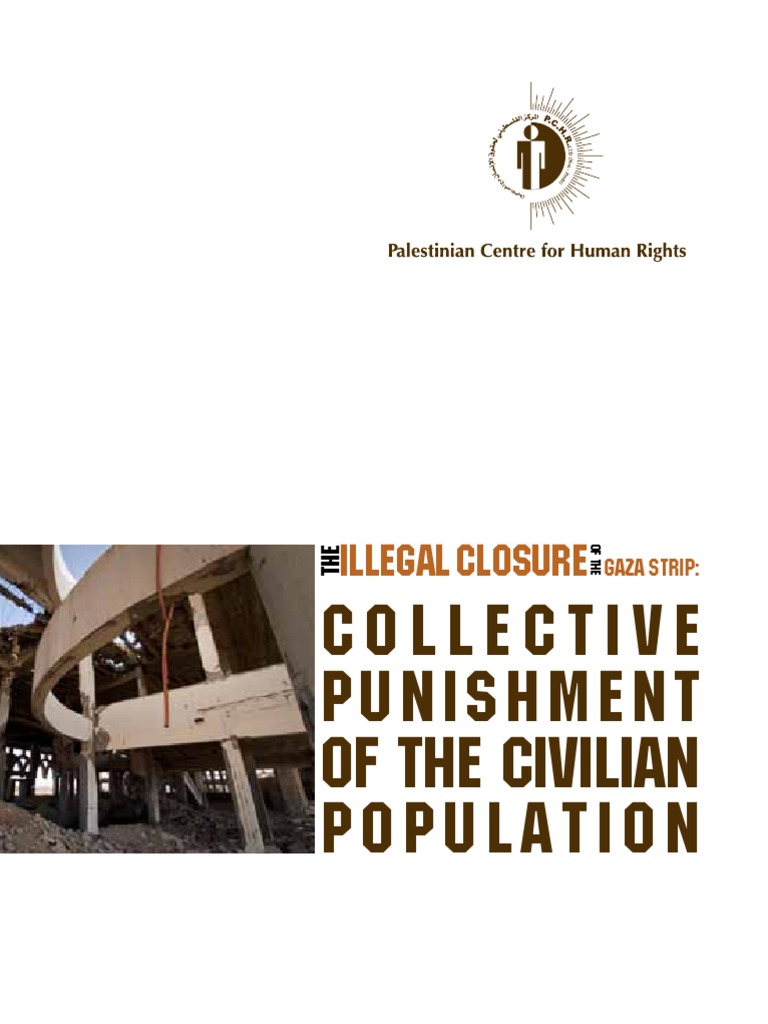 PCHR - Collective Punishment of The Civilian Population | PDF