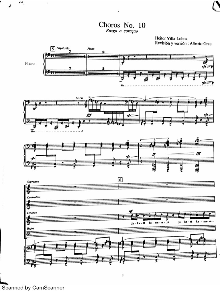 Choros 10. Villalobos | PDF