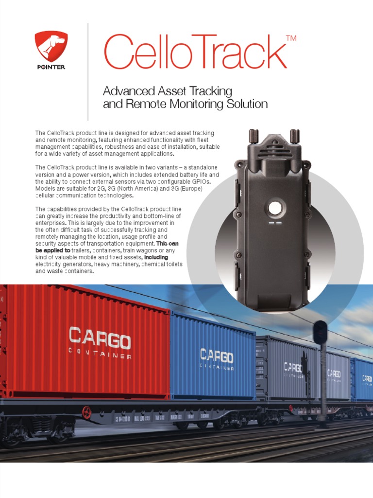 Cellotrack: Advanced Asset Tracking and Remote Monitoring Solution | PDF | Cargo | Automated ...