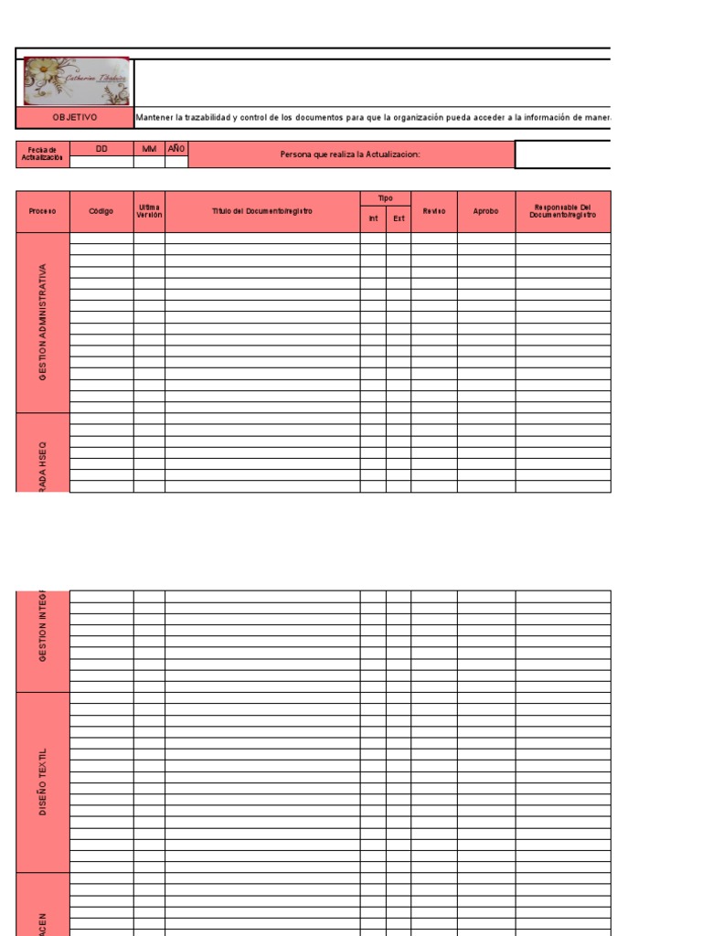 Matriz de Control Documental HSEQ | PDF | Informática | Software
