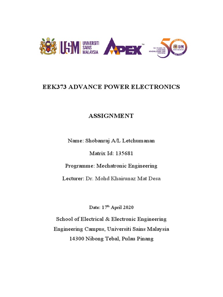 Eek373 Advance Power Electronics | PDF