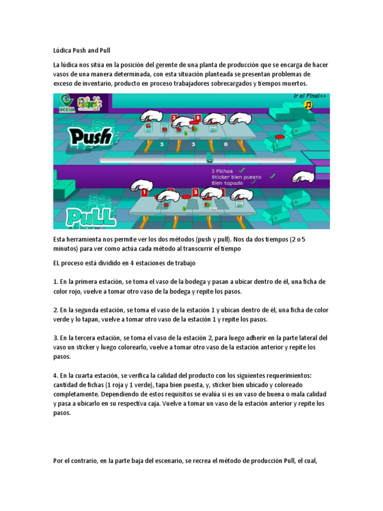 Lúdica Push and Pull | PDF | Science | Ciencia y Tecnología