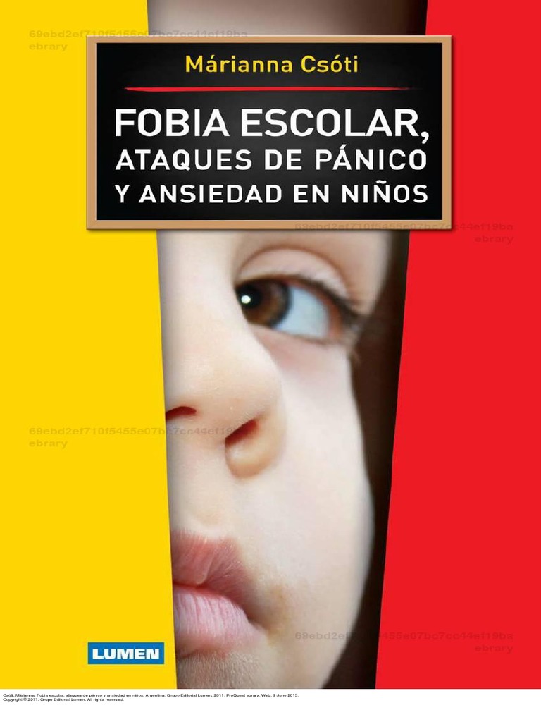 Fobia Escolar | PDF | Fobia | Ataque de pánico