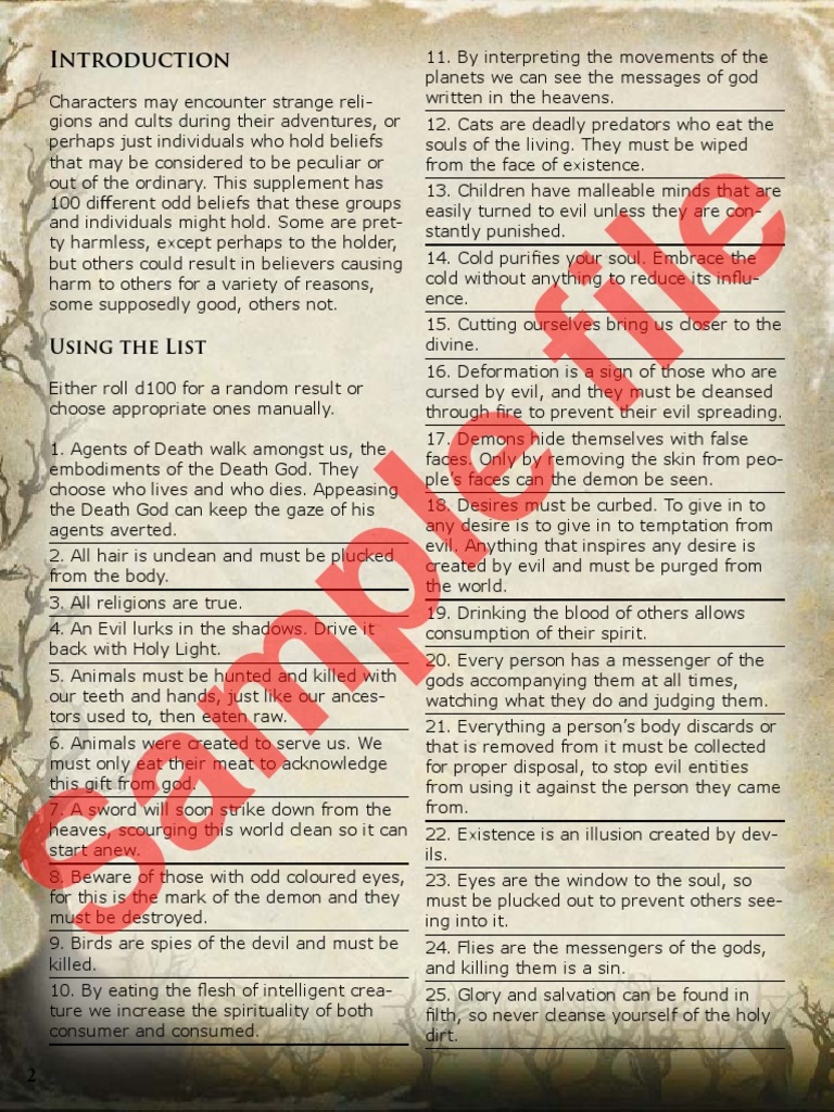 Sample | PDF | Demons | Mythology