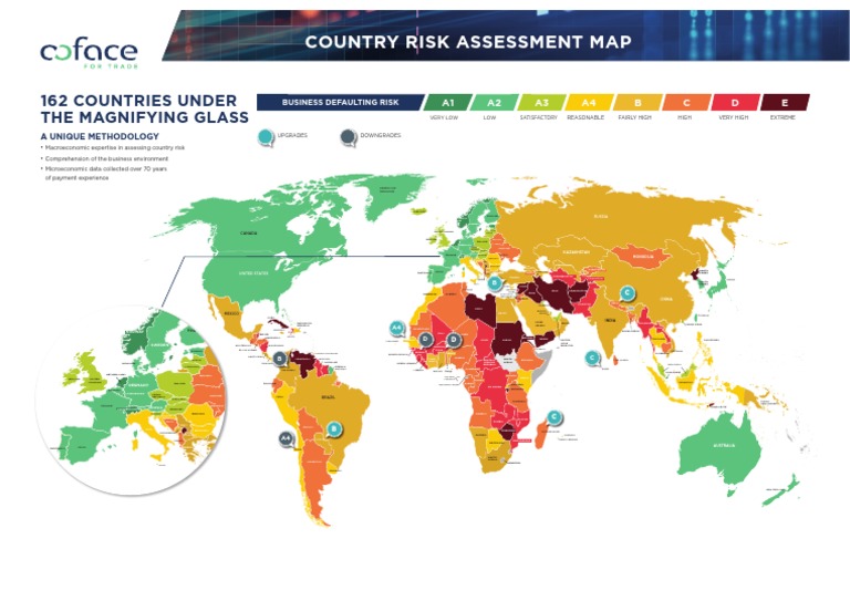 Country Risk Assessment Map: 162 Countries Under The Magnifying Glass ...
