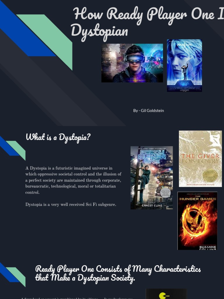 Dystopia Ready Player One | PDF | Dystopia