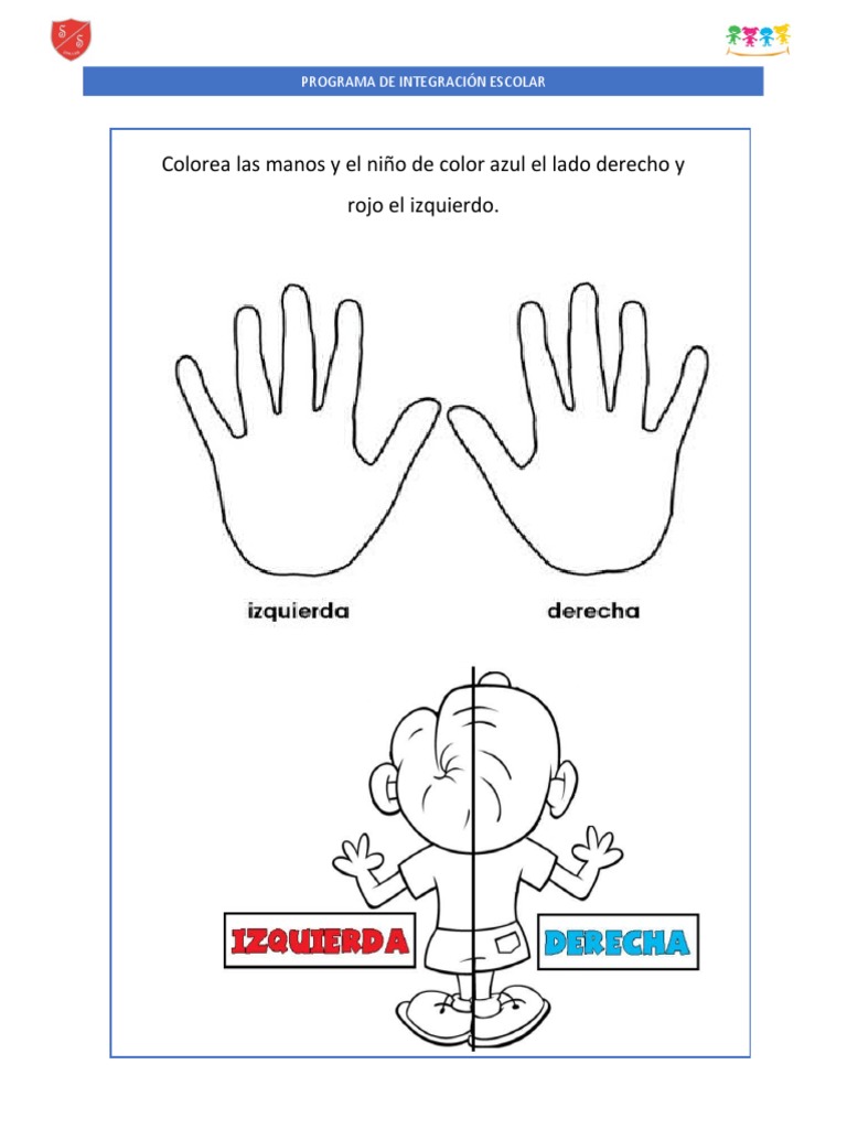 Actividades de Lateralidad para Niños | PDF