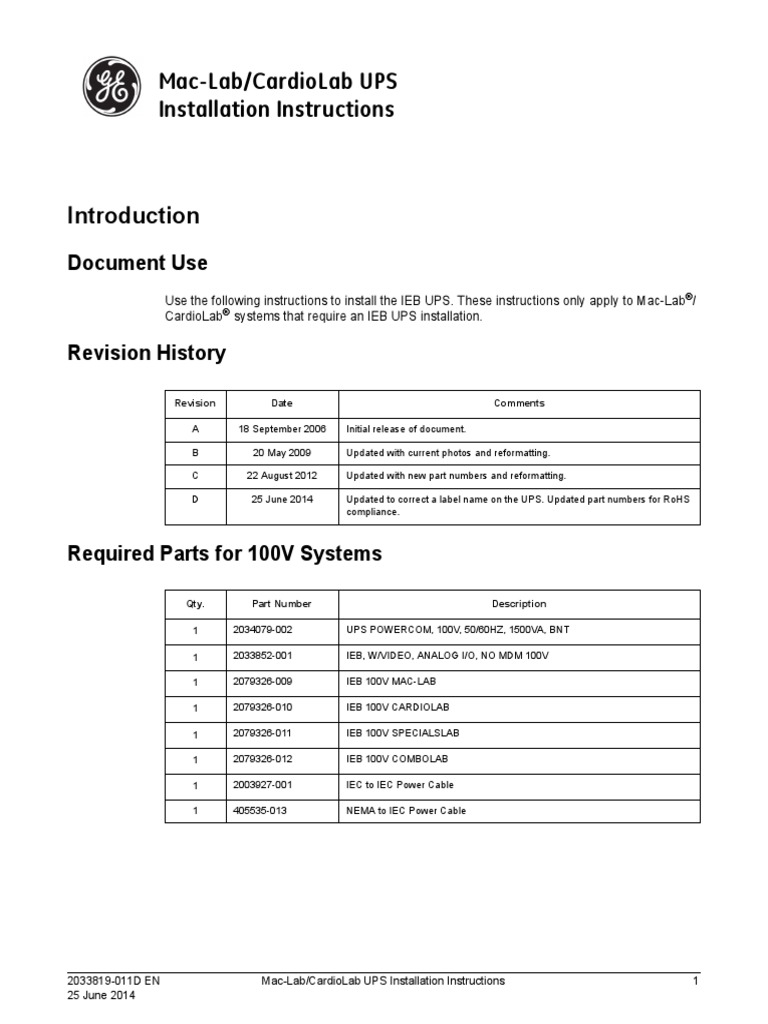 UPS Install | PDF | Ac Power Plugs And Sockets | Mains Electricity
