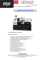 Ficha Técnica Torno CNC DMTG CKE6150Z | PDF