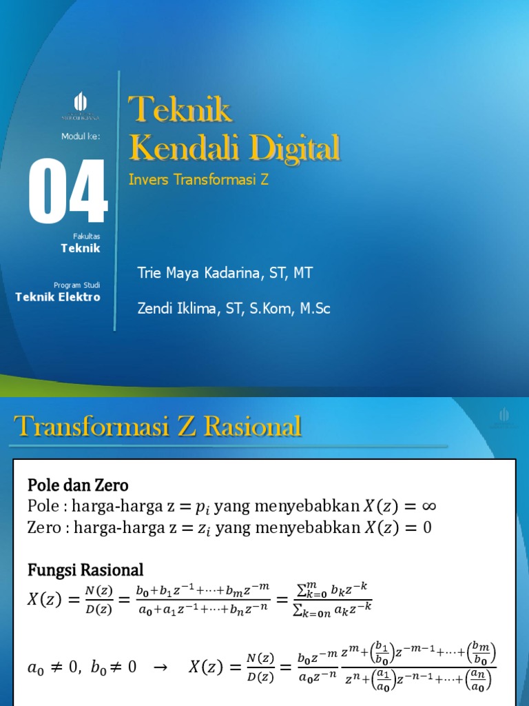 TKD04 Invers Trans Z | PDF