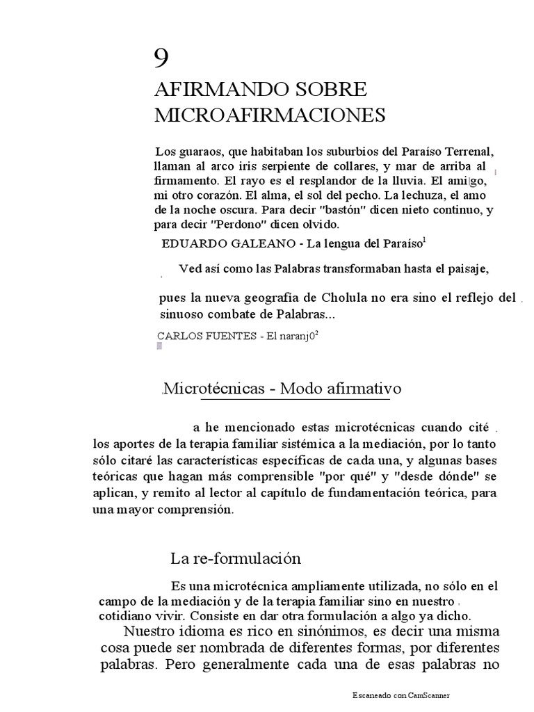 Tecnicas Modo Afirmativo Marines Suarez | PDF | Connotación | Mediación