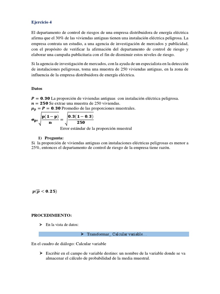 Proporcion Muestral | PDF | Muestreo (Estadísticas) | Desviación Estándar
