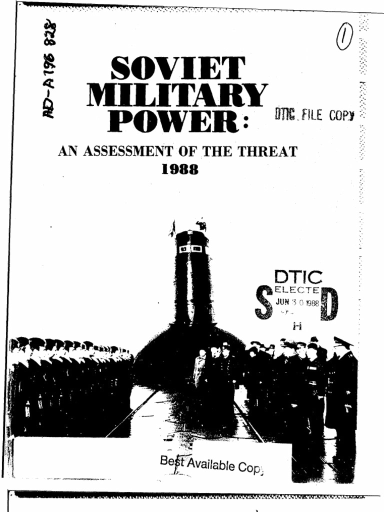 Soviet Military Power 1988 | PDF | Soviet Union | World Politics