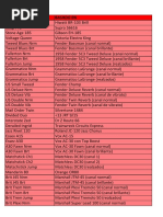 Headrush Models List | PDF | Audio Electronics | Audio Engineering