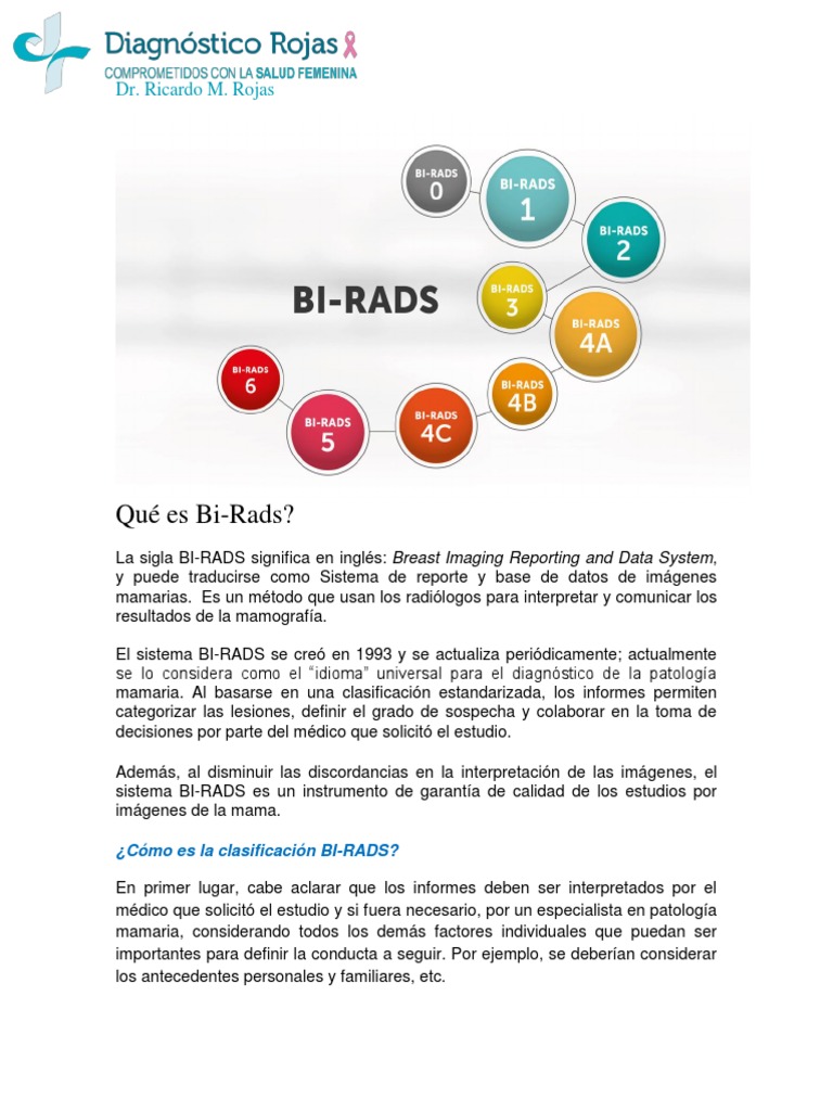 Bi Rads | PDF | Mamografía | Cáncer