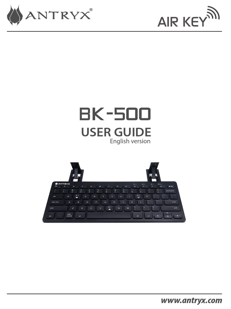 BK 500 UserGuide en | PDF | Bluetooth | Computer Keyboard