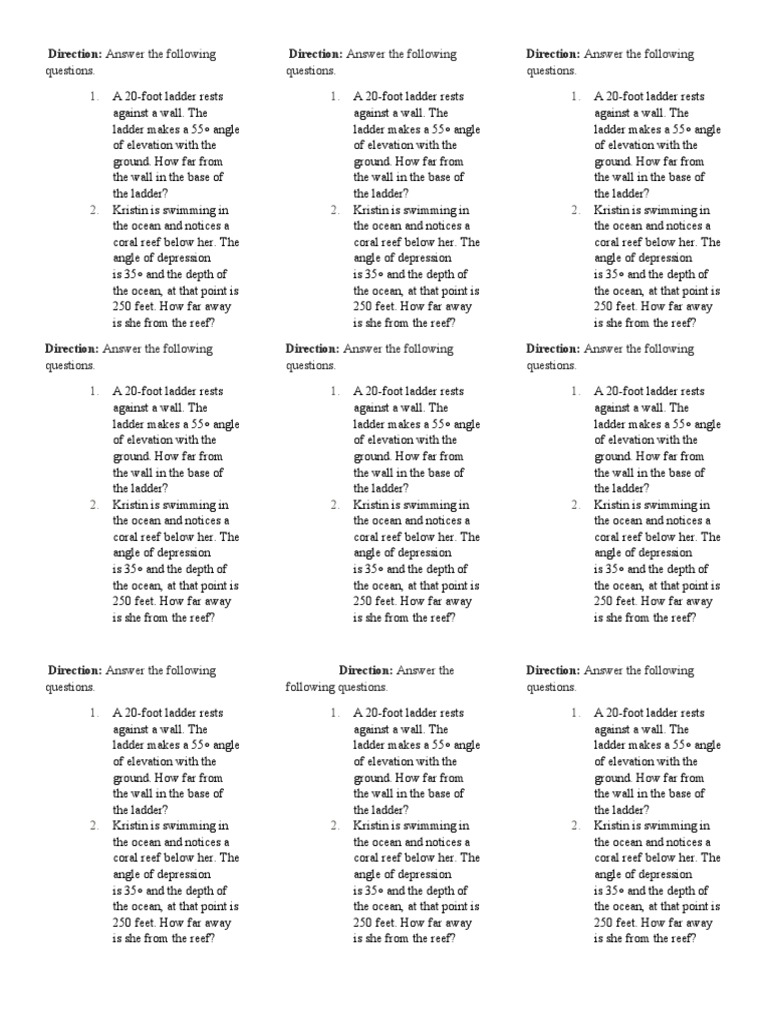 Questions. Questions. Questions | PDF | Reef | Coral Reef