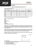 Contoh GANTI SPECIMEN BANK | PDF