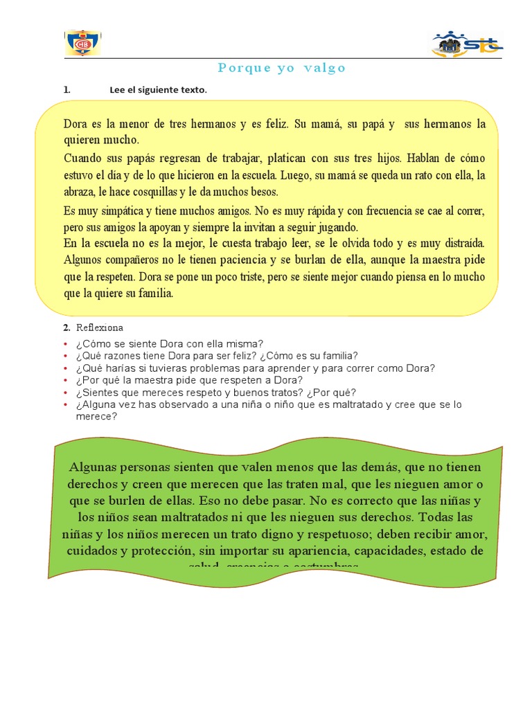 Porque Yo Valgo | PDF | Autoestima