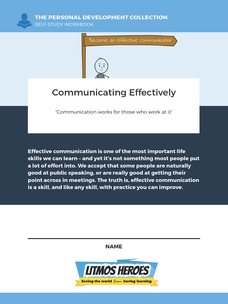 Workbook - Communicating Effectively | Download Free PDF | Nonverbal ...