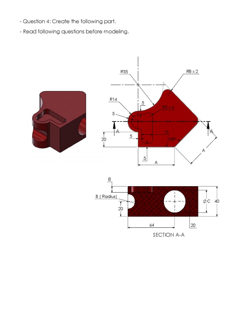 Solidworks Cswa Exam Question #2 | PDF | Density | Equations