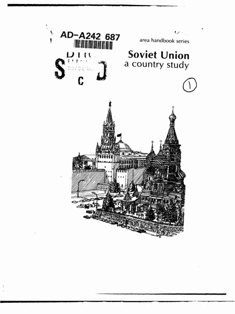 Soviet Union Country Study | PDF | Soviet Union | World Politics