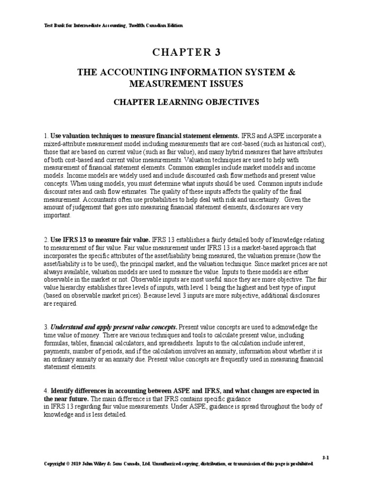 CH 03 | PDF | Fair Value | Present Value