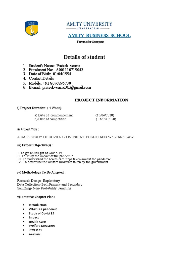 Weekly Progress Report 1 (PRATEEK VERMA) | PDF | Case Study | Disaster And Accident