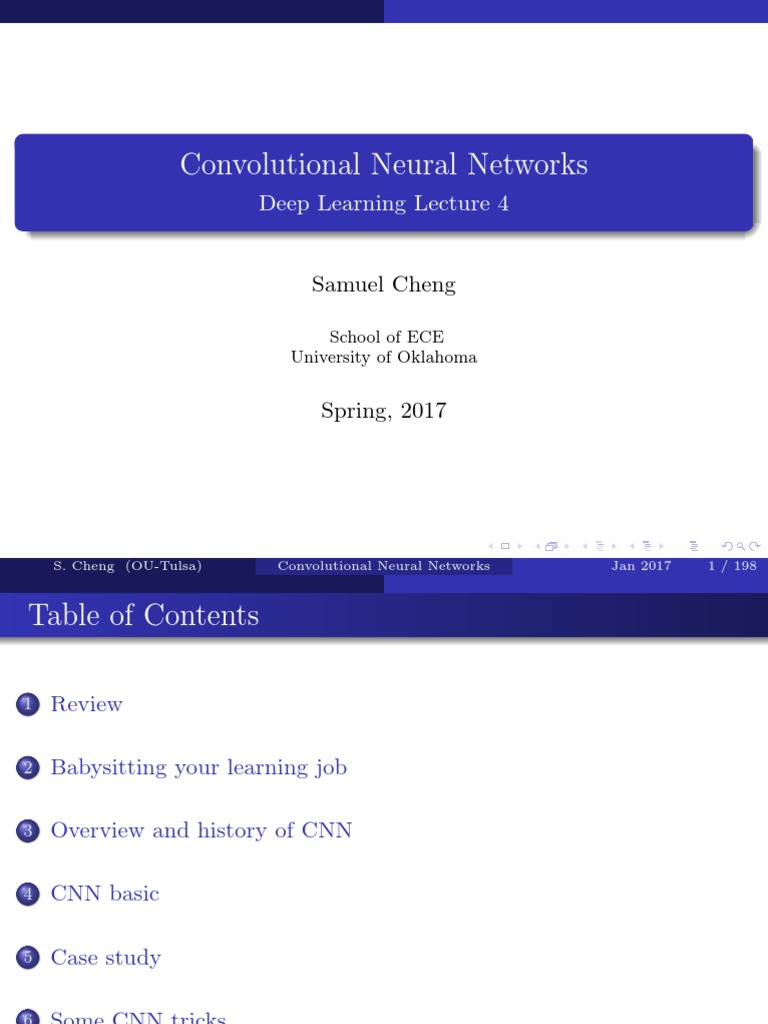 4 CNN PDF | PDF | Artificial Neural Network | Algorithms