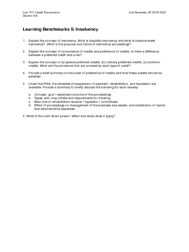 Learning Benchmarks 5 | PDF