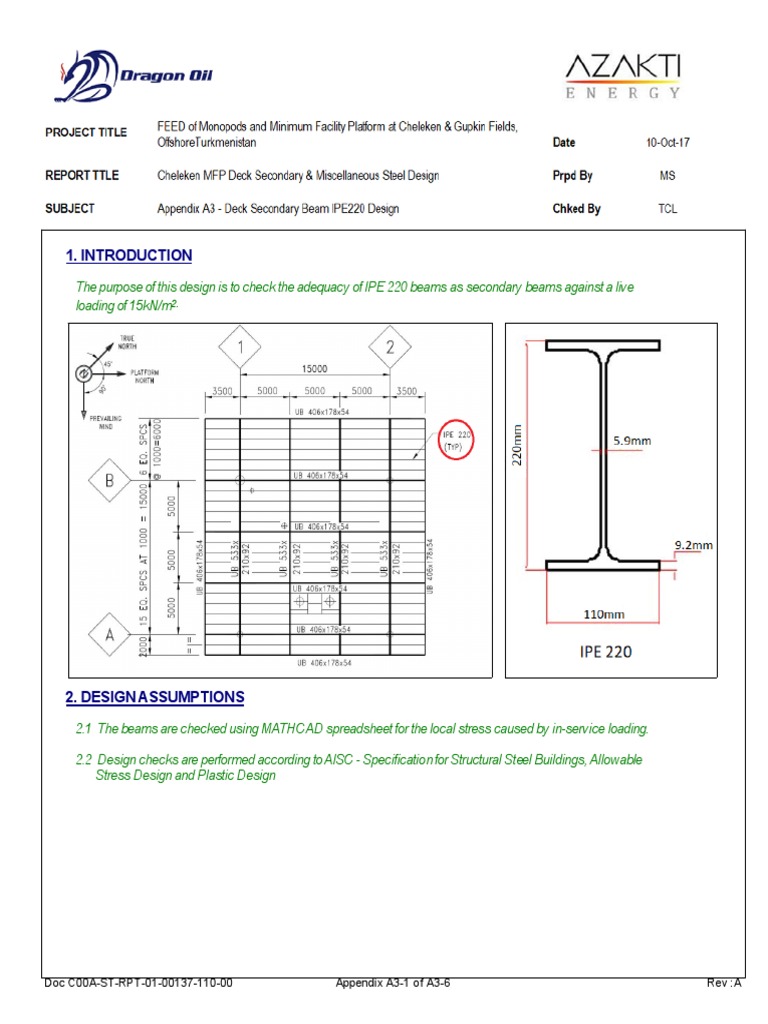 Appendix A3 | PDF | Bending | Beam (Structure)