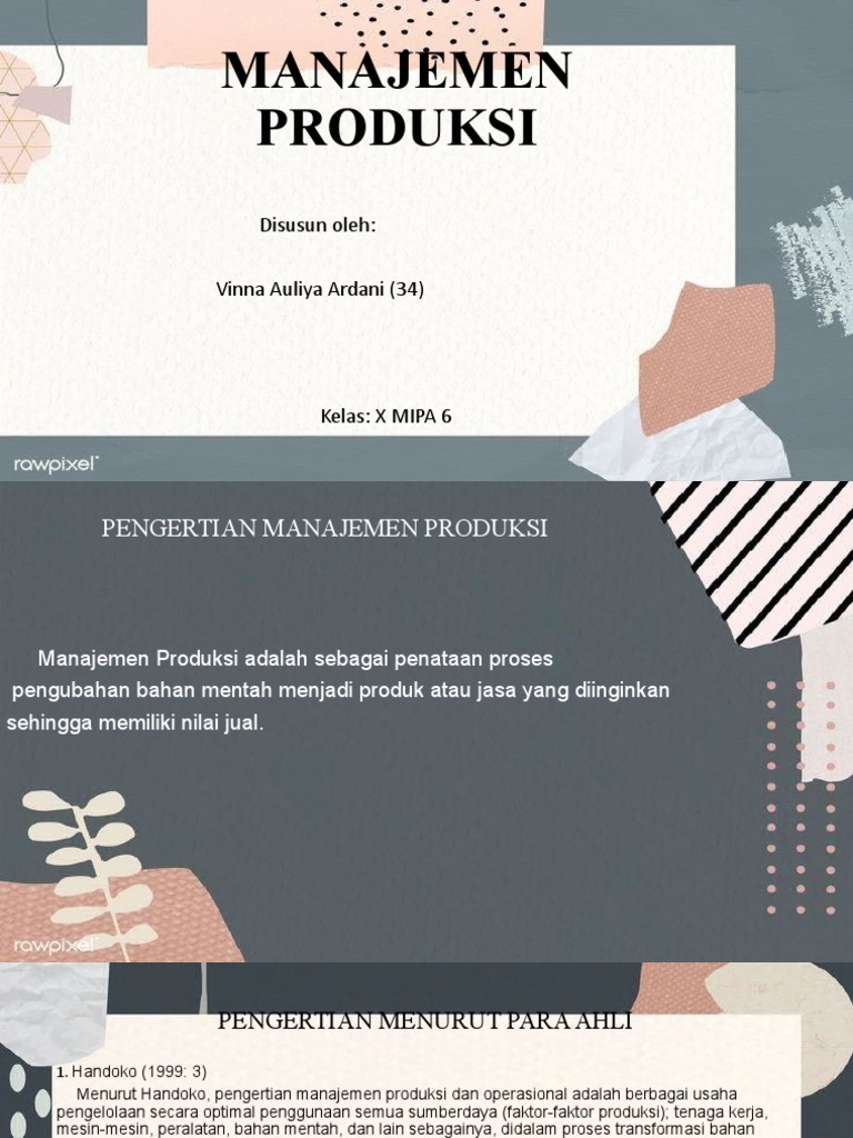 Manajemen Produksi | PDF