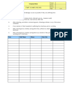 Noise Monitoring Form Template | PDF