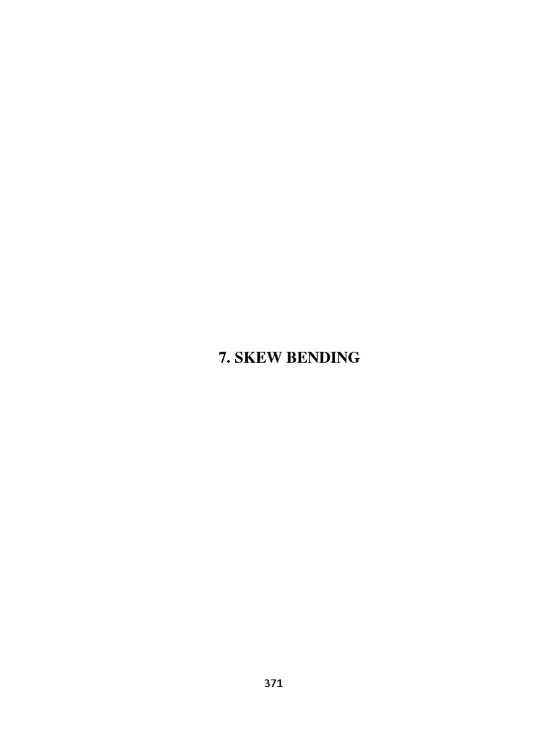 Skew Bending Analysis of Timber Beams | PDF | Bending | Beam (Structure)