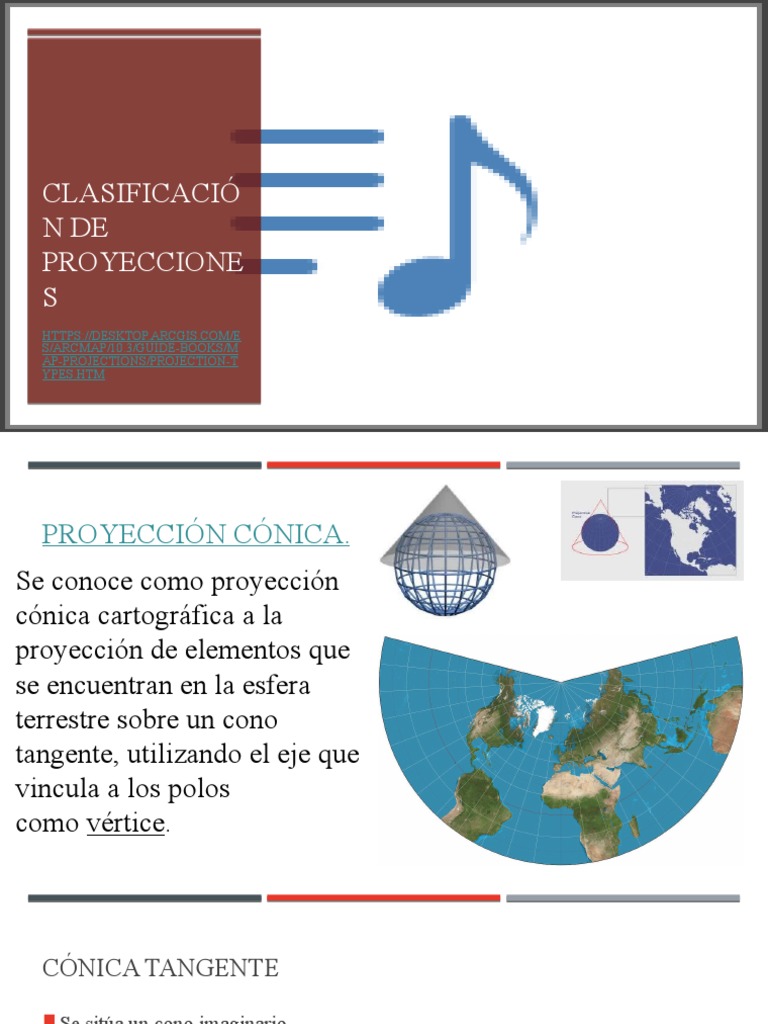 Clasificación de Proyecciones Conicas | PDF