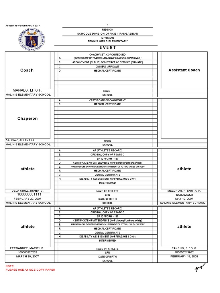 2020 Gallery of Athletes | PDF