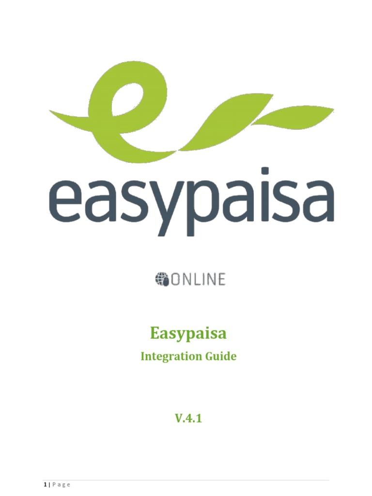 Easypaisa Merchant Integration Guide v4.1.2 | PDF | Point Of Sale ...