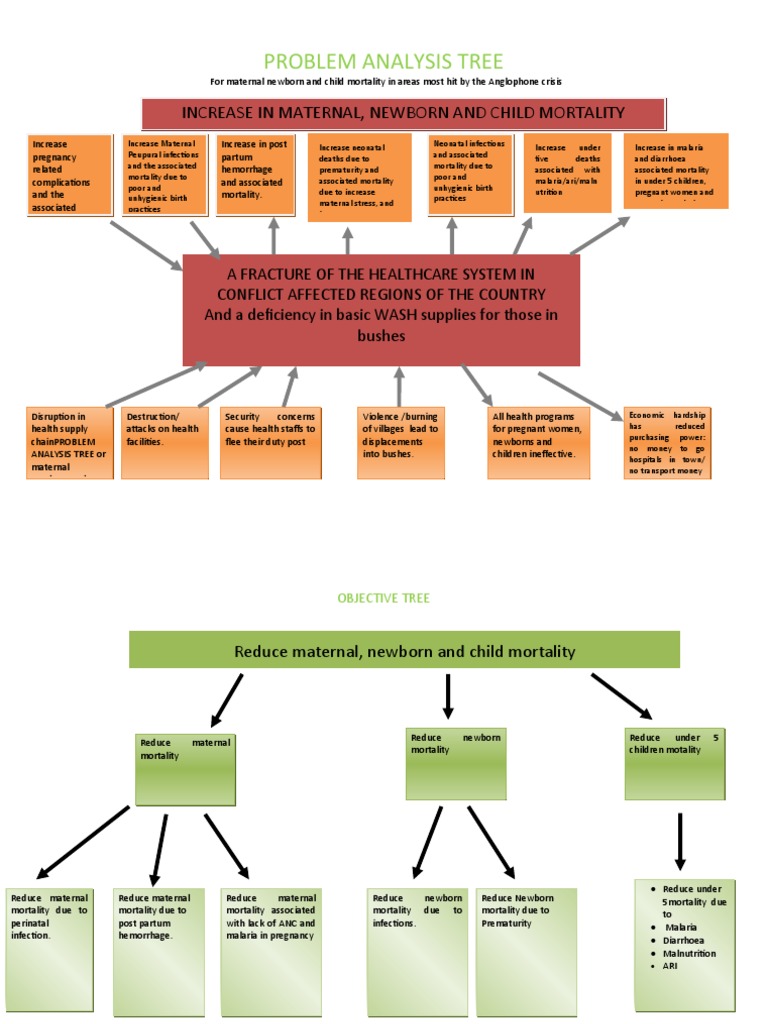 PROBLEM ANALYSIS TREE or Maternal Newborn and Child Mortality in Areas ...