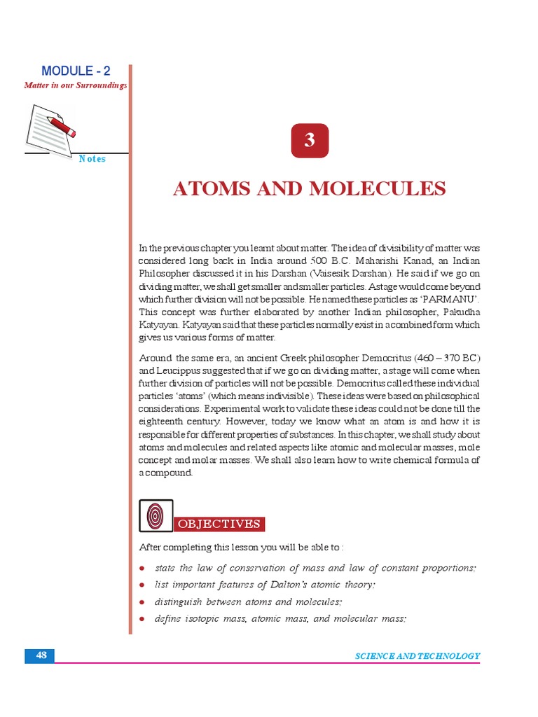 Understanding Atoms and Molecules: An Introduction to Dalton's Atomic ...