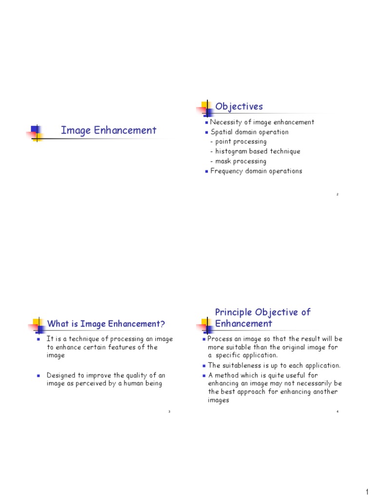 Image Enhancement - Spatial Domain | PDF | Mathematical Analysis ...