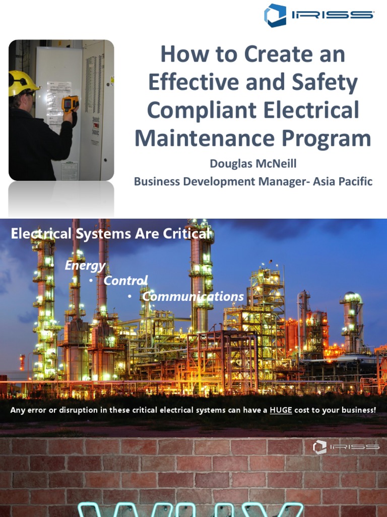 Creating an Effective Electrical Maintenance Program through the ...