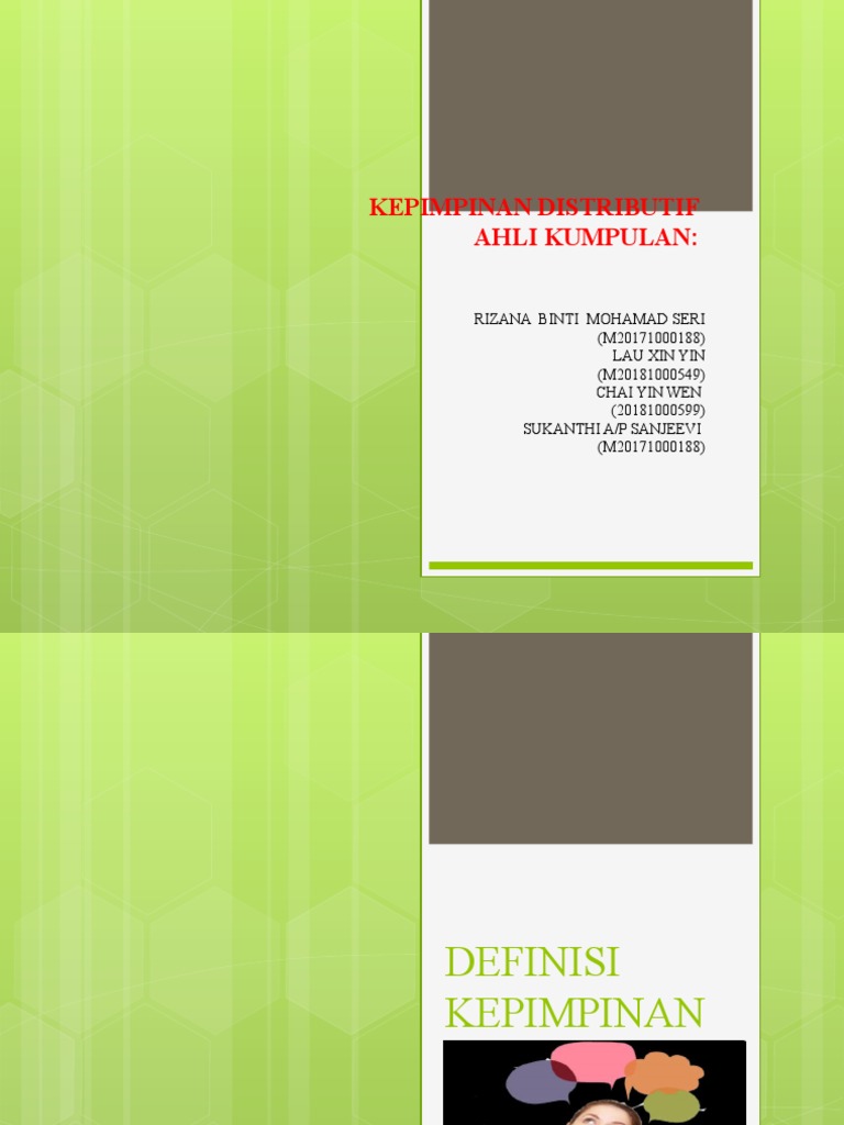 Kepimpinan Distributif | PDF