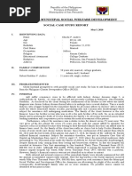 Social Case Study Report DSWD | PDF | Accessibility | Disability