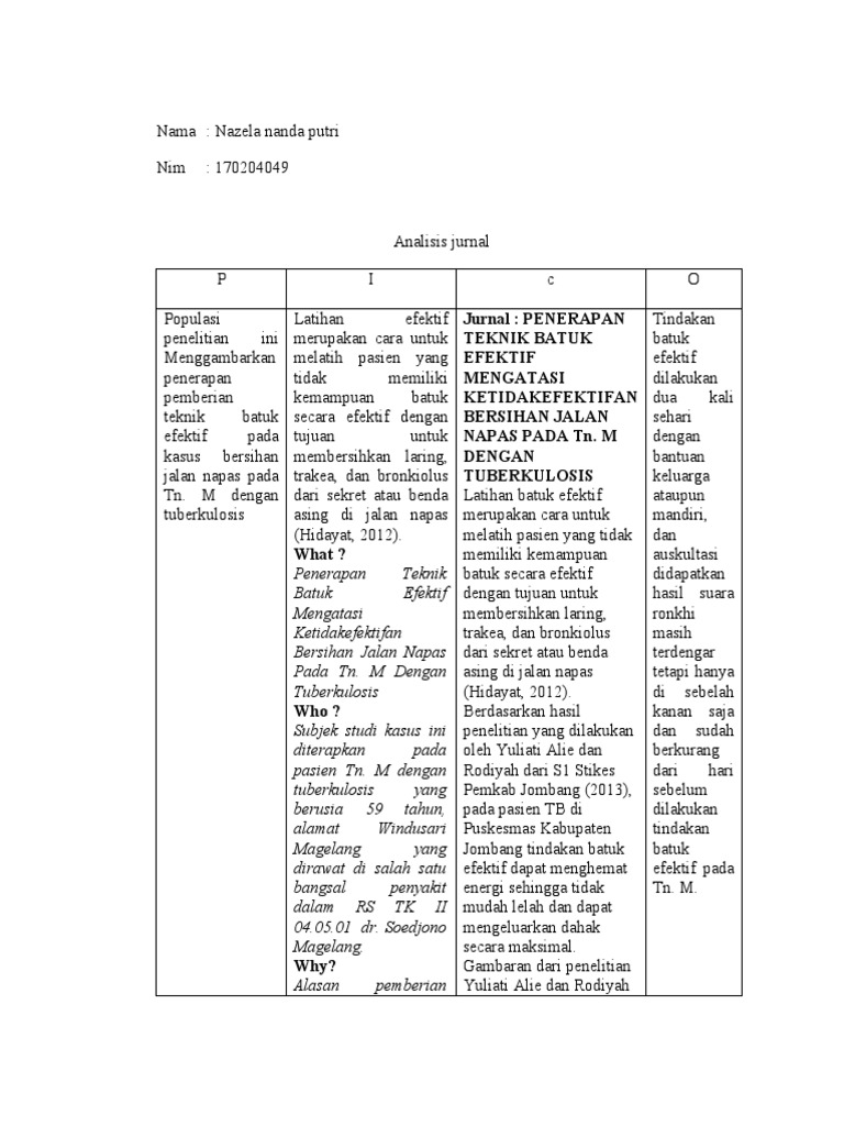 Analisis Jurnal EBP | PDF