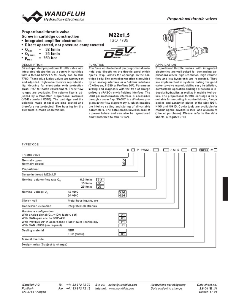 Proportional Throttle Valve Overview | PDF | Electrical Connector | Ac ...