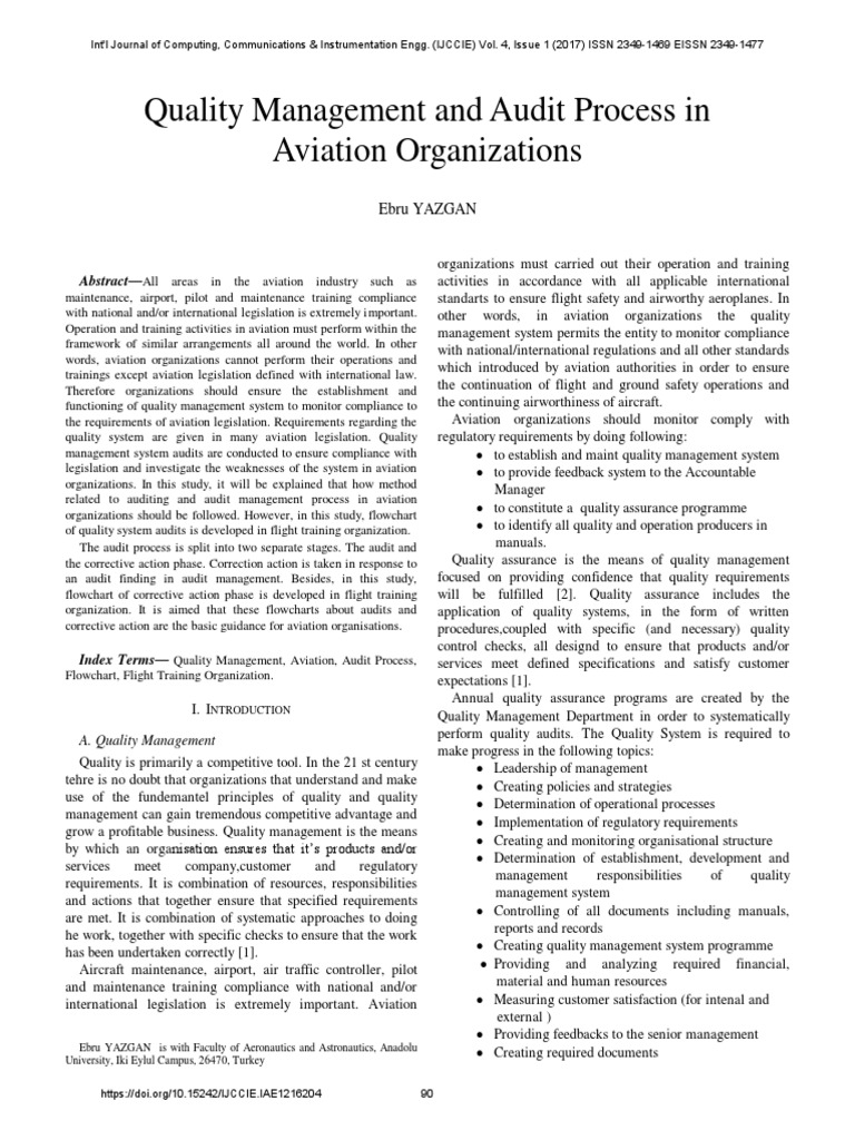 Quality and Auditing | PDF | Audit | Human Factors And Ergonomics