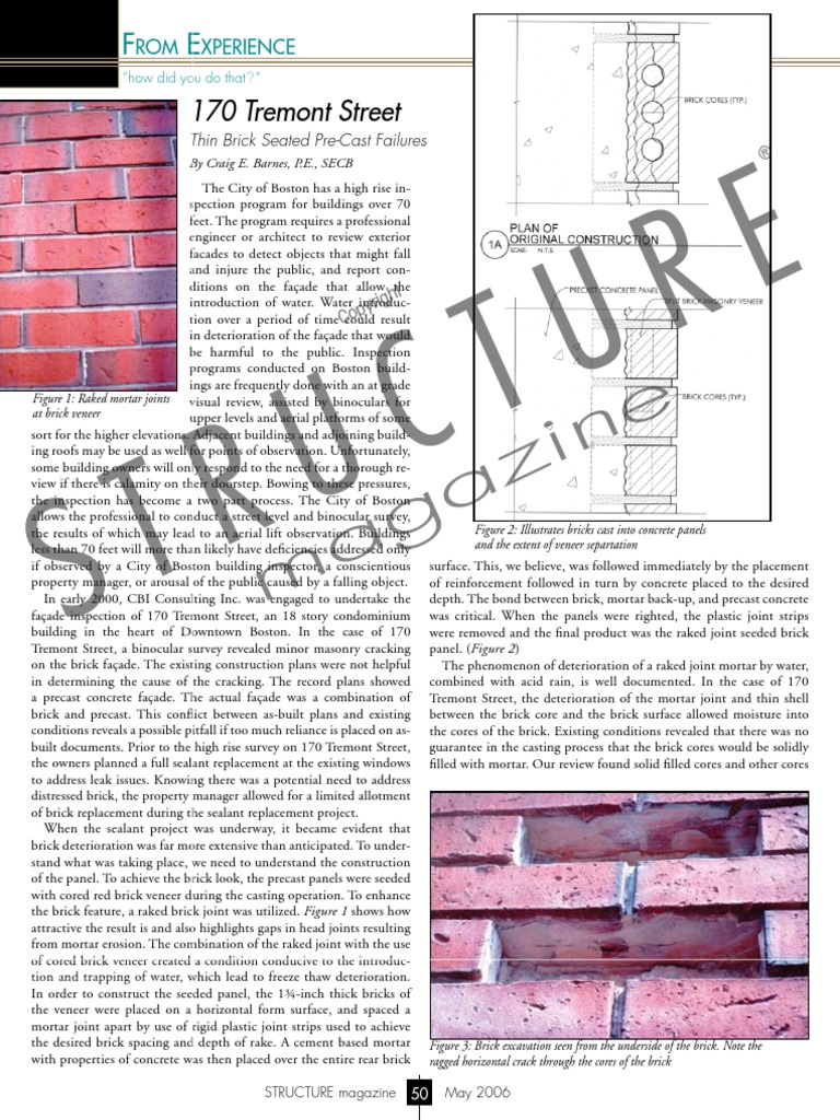 170 Tremon Street | PDF | Rust | Concrete