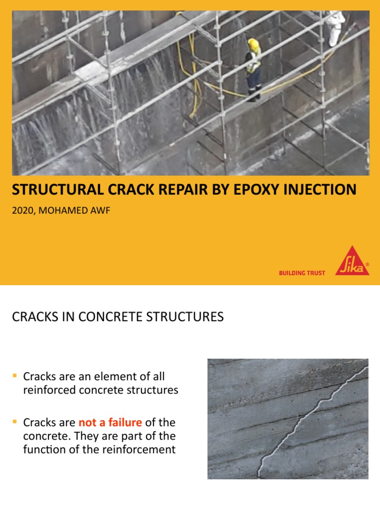 Structural Crack Repair by Epoxy Injection: 2020, Mohamed Awf | PDF ...